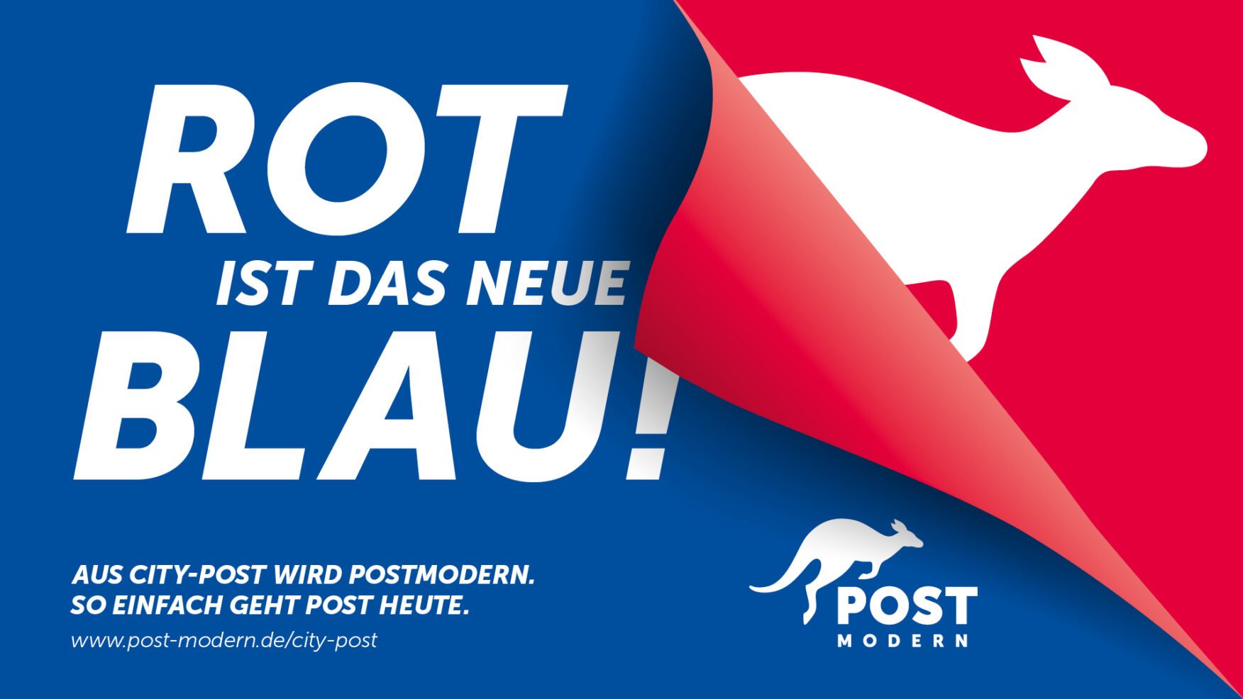 Tschüss Briefmarke, Hallo Prelabel! - PostModern