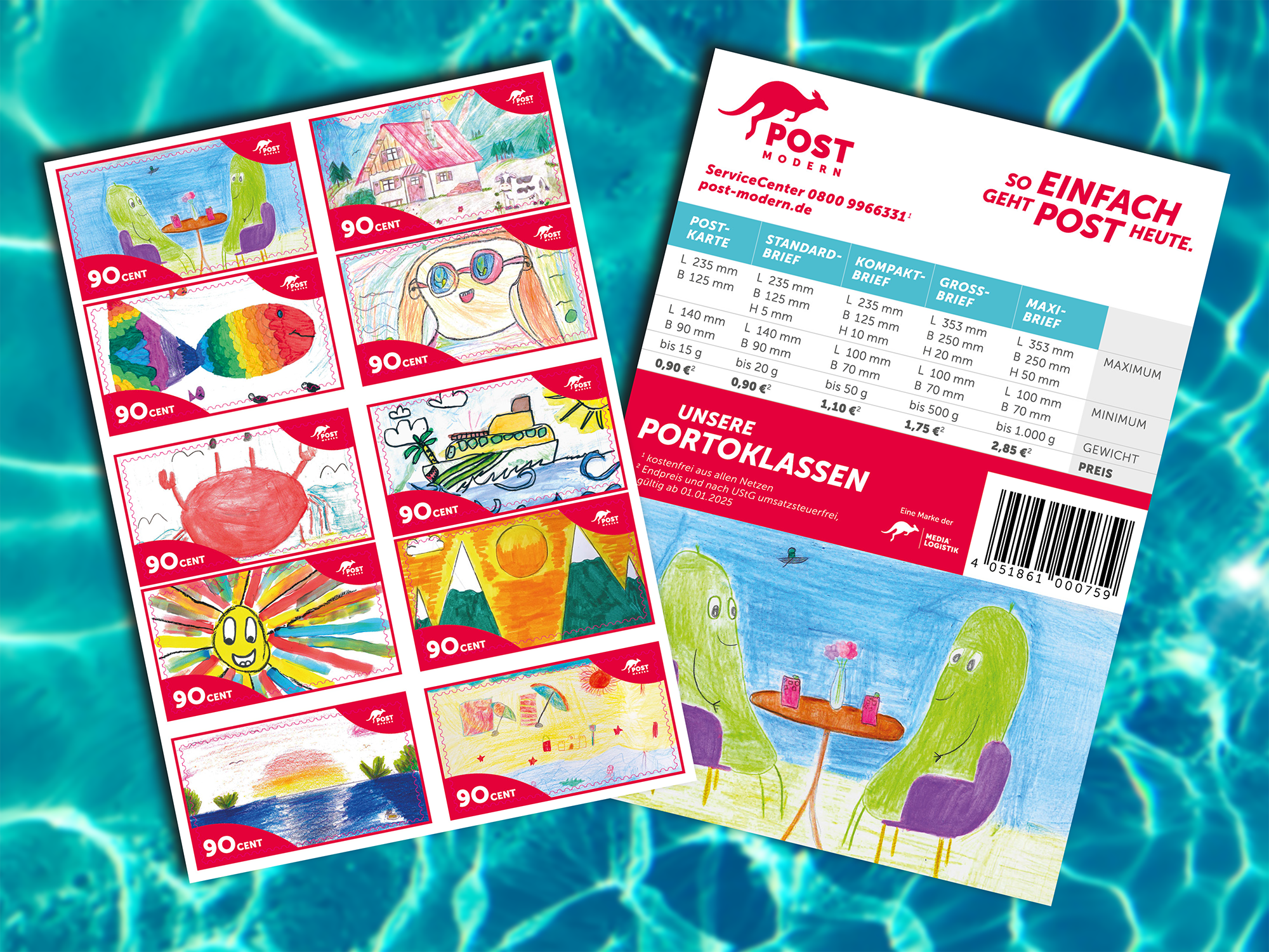 Ferienmomente auf Briefmarken: PostModern präsentiert die Gewinner der ...