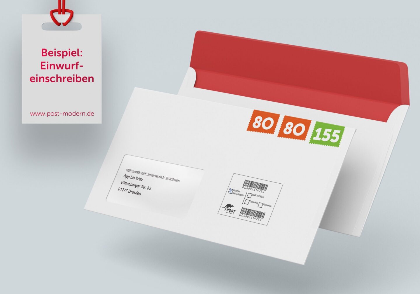 Einschreiben für Privatkunden - PostModern